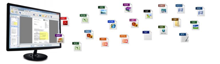 Raster, PDF and office file formats in a single viewer - eDocView